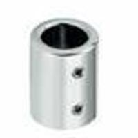 China Stainless Steel Bathroom Accessories Glass Door Fitting Tube Hanging Clamp Connector 304 for sale