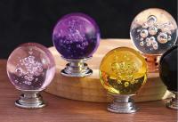 China Modern Style Crystal Cabinet Handles Zinc Ball Knobs for Wardrobe Drawer Kitchen & Bathroom Dresser Decorative Crystals for sale