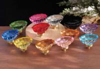 China Light Luxury Drawer Crystal Handle Bedside Cabinet Door Handle Crystal Pigeon Egg Porch Cabinet Door Handle for sale
