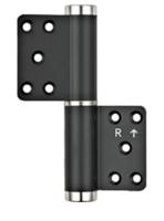China Black Wooden Door 3D Invisible Heavy Duty Adjustable 180 Degree Concealed Hidden Door Hinges for Wooden Door for sale