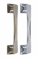 China Popular Zinc Chinese European-style Retro No-hole Black Self-tapping Screws Door Handel Dooroom Indoor Handle for sale