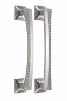 China Popular Zinc Chinese European-style Retro No-hole Black Self-tapping Screws Door Handel Dooroom Indoor Handle for sale