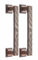 China 400mm Classic Hardware Pull Handles Screw Fixing Installation Method Traditional Solid Metal Cabinet Door Drawer Pulls for sale