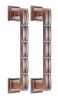 China 400mm Classic Hardware Pull Handles Screw Fixing Installation Method Traditional Solid Metal Cabinet Door Drawer Pulls for sale