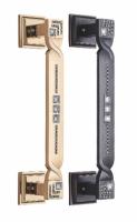 China Modern Brass Main Entrance Door Pull Handle with Elegant Matte Black | Gold Silver Finish for Residential Commercial and Hotel for sale