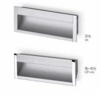 China Modern Zinc Alloy Tatami Handle Invisible Concealed Draw Hand Hidden Platform Bed Cabinet Embedded for Bedroom Living Room for sale