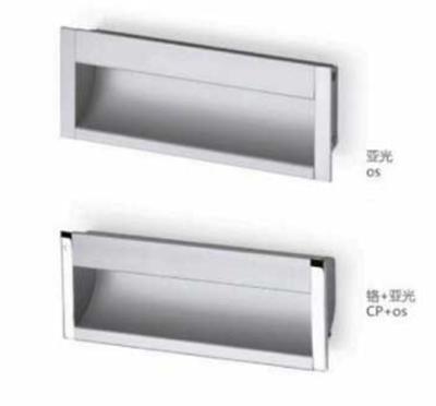 China Modern Zinc Alloy Tatami Handle Invisible Concealed Draw Hand Hidden Platform Bed Cabinet Embedded for Bedroom Living Room for sale