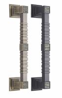 China Rectangle Door Pull Handles Ideal for Doors Windows Cabinets Offering Easy Installation and Performance in High Traffic Areas for sale