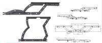 China GRH Sofa Bed Hinge Sofa Bed Pull-out Mechanism Furniture Folding Hardware Space-saving Accessories Sofa Bed Mechanism for sale