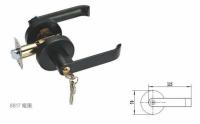 China Cost-Effective Modern Matte Zinc Alloy Door Lever Handle for Apartment & Hotel Interior Doors for sale