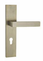 China Spindle Aluminium External Locking Door Handles for sale