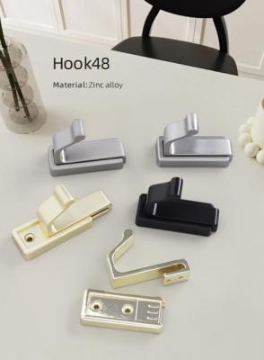 China GRH Modern Wholesale Furniture Cabinet Hook Kitchen Wardrobe Wholesale Hardware Hook Wall Mount Zinc Alloy Clothes Hook for sale