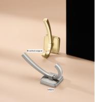 China GRH Wall Mount Hook Kitchen Modern Decorative J Self Bathroom Clothes Display Towel Metal Coat Wall Hooks for sale