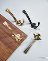 China GRH Wall Mount Hook Kitchen Modern Decorative J Self Bathroom Clothes Display Towel Metal Coat Wall Hooks for sale