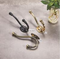 China GRH Pearl Grey Nordic Decorative Wall Mounted Grey Zinc Alloy Kitchen Clothes Wall Coat Hook for sale