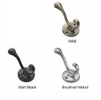 China GRH Pearl Grey Nordic Decorative Wall Mounted Grey Zinc Alloy Kitchen Clothes Wall Coat Hook for sale