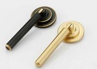 China European American Copper Cabinet Door Handle Wardrobe Handle 22mm Screw PVD Plated for sale