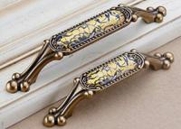 China Wardrobe Door Dresser Pull Handles , Cabinet Nordic Bronze Pull Handles for sale