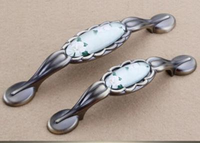 China 96mm 128mm 192mm Zinc Furniture Handle for European Cabinet Door Wardrobe Drawer for sale