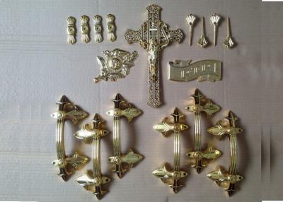 China Plastic Gold Plated Coffin Decoration Handles & Pull Gloves - Christian Craft Funeral Accessories with Multiple Sizes & Colors for sale