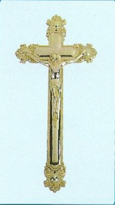 China European Coffin Cross Decoration Plastic Gold Silver Custom OEM ODM 20cm for sale