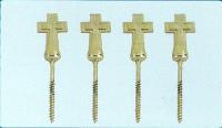 China Plastic Coffin Screw Coffin Accessories Decorative For Decorating Coffins for sale