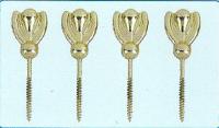 China Decorative Plastic Coffin Screw Casket Accessories 1000 PCS MOQ Custom Colors for sale