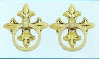 China Modern Style Funeral Coffin Accessories Gold Flower Plastic Decoration 30cm for sale