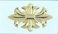 China Gold Coffin Hardware Plastic Flower Ornament - Load-Bearing Coffin Accessory with 5 Color Options for sale
