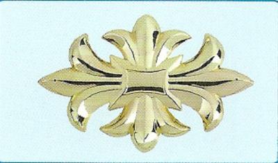 China Gold Coffin Hardware Plastic Flower Ornament - Load-Bearing Coffin Accessory with 5 Color Options for sale