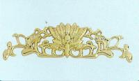 China Coffin Decorations Funeral Accessories Plastic Gold - Plated Decals And Accessories for sale