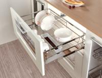 China Pull Out Cabinet Sliding Wire Basket 470mm Width Kitchen Storage Organizer for sale