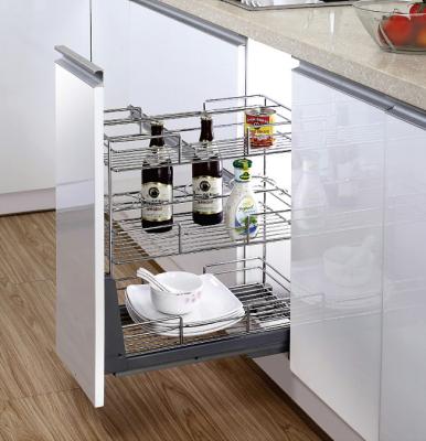 China Full Extension Hook On Storage Multipurpose Drawer Basket 440x255x525 mm Kitchen Accessories for sale