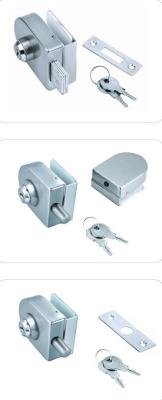China Stainless Steel Square Tempered Glass Door Lock for Single Door - 12+ Years Manufacturing Experience with 4-6 Week Lead Time for sale