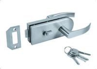 China Stainless Steel Glass Door Lock with Handle and Key - 10+ Model Options for Sliding Doors and Cabinets for sale