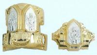 China Plastic Coffin Handles in Gold Color - 6-Piece Set with Custom Color Options for Funeral Industry for sale