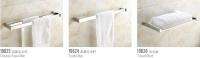 China Modern Brass Chrome Plating Metal Bathroom Accessories Corner Towel Clothes Rack Holder for sale