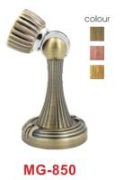 China Adjustable Zinc Magnetic Door Stopper AB Finish Box Packing for sale