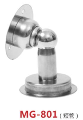 China Hole Free Magnetic Door Stopper Stainless Steel 60mm Gold Black Nickel Custom for sale