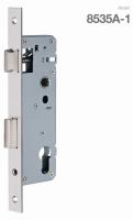 China GRH 40mm Backset Mortise Door Lock with Cylinder - 85mm Central Length, 1.2mm Shell Thickness for sale