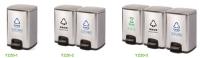 China 30L Stainless Steel Pedal Trash Can 320×315×680mm for Kitchen Office Hotel for sale