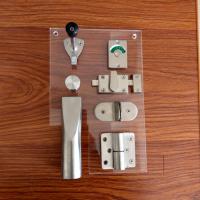 China Stainless Steel 304 Toilet Cubicle Partition Hardware - Waterproof Fireproof Commercial Restroom Accessories for sale