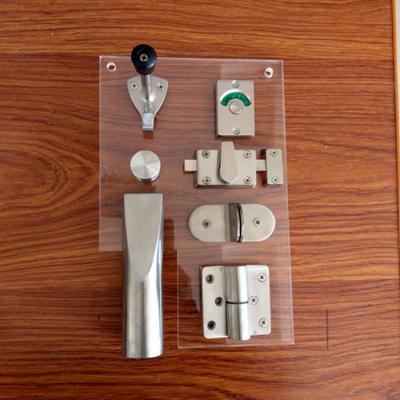 China Stainless Steel 304 Toilet Cubicle Partition Hardware - Waterproof Fireproof Commercial Restroom Accessories for sale
