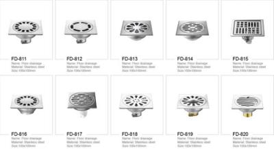 China Stainless Steel Floor Drain with 35L/M Flow Capacity - 30+ Grate Patterns for Bathroom & Shower Installation for sale