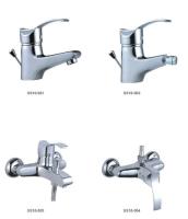 China Zinc Chrome Bathtub Faucet Contemporary Hot Cold Water Shower Faucet 2 Handle for sale