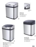 China 20L Induction Household Trash Can with Infrared Touchless Sensor Technology - Stainless Steel Automatic Smart Waste Bin for sale