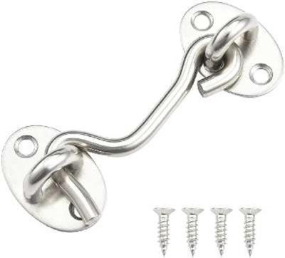 China Sliding Barn Door Hook Lock Mini SS Antique Rust Resistant Cast Iron 2 Pack for sale