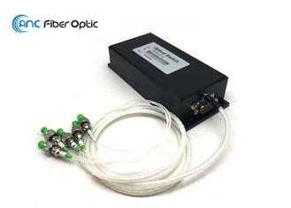 China Mechanical Fiber Optical Switch SM 1310nm 1550nm 1m 900um 1x1 1x2 2x2 for sale