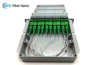 China Cassette Type Iber Fiber Optic Plc Splitter 2x8 Rack Mountable for sale