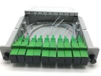 China Rack Mountable cassette type splitter 2x8 With SC APC Connector for sale